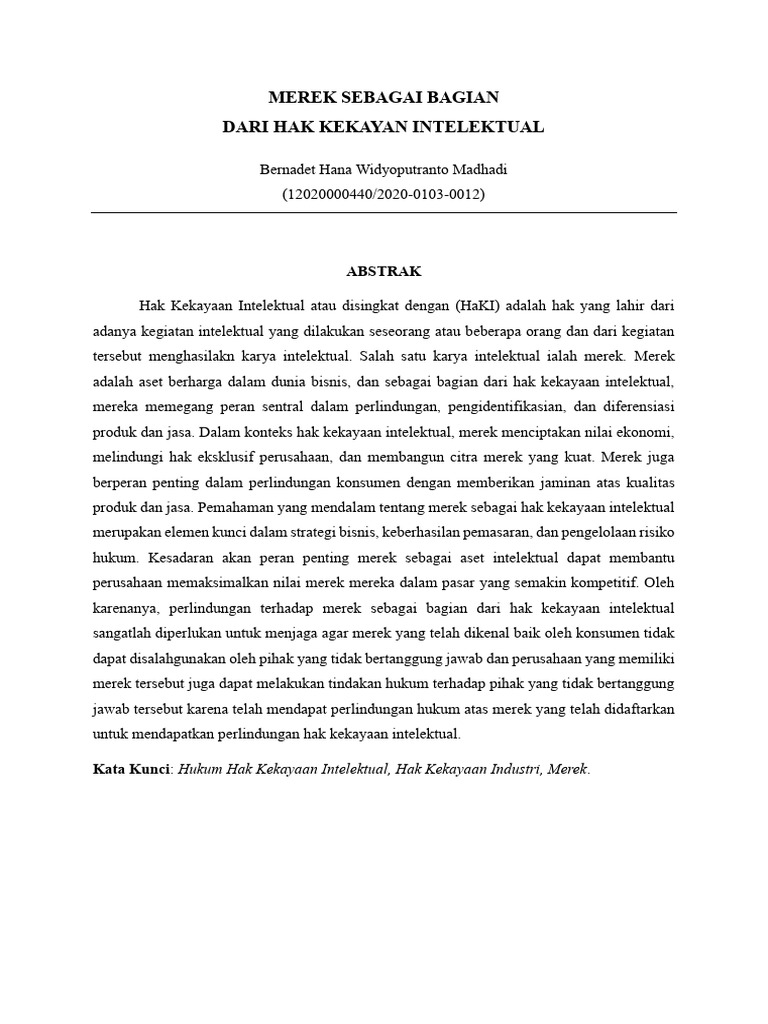 Jurnal UTS Hukum Dan Ekonomi Sem Ganji 2023-2024 | PDF