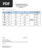 Template Jadual Bertugas Mingguan | PDF