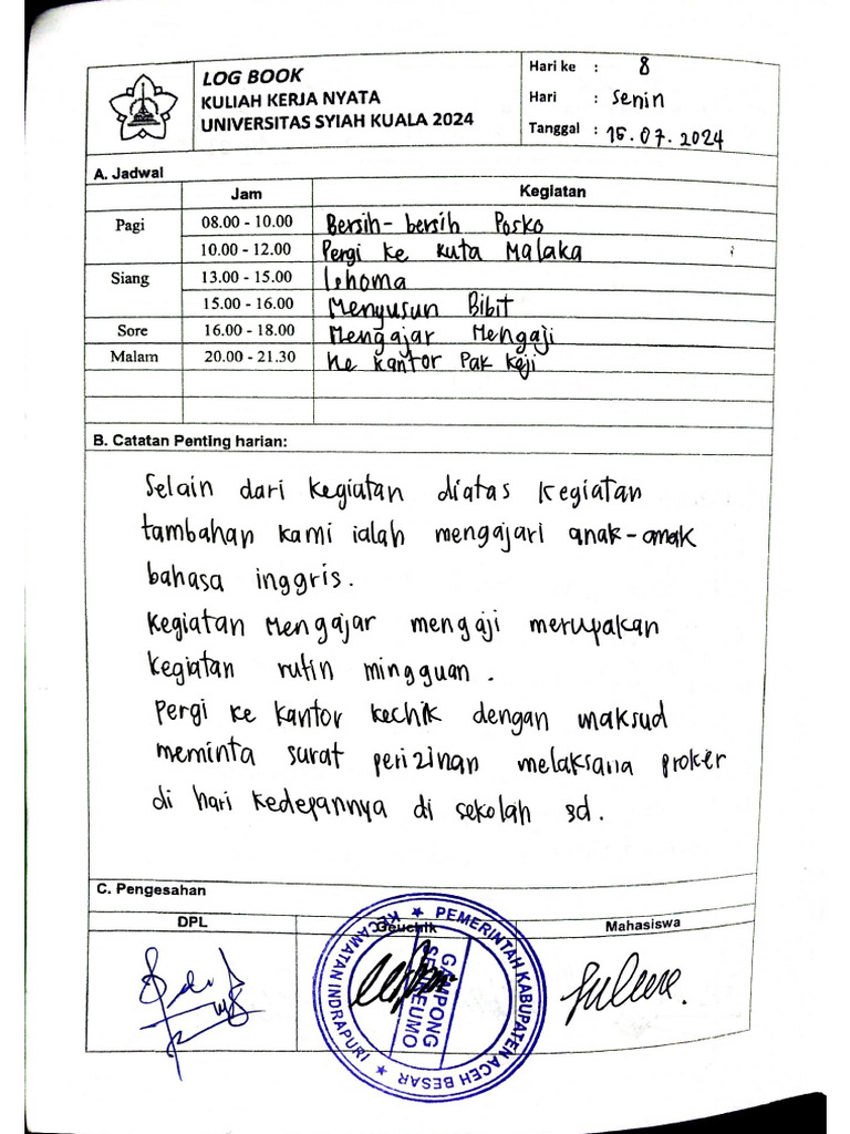 Logbook 2107101010202 2 68 | PDF