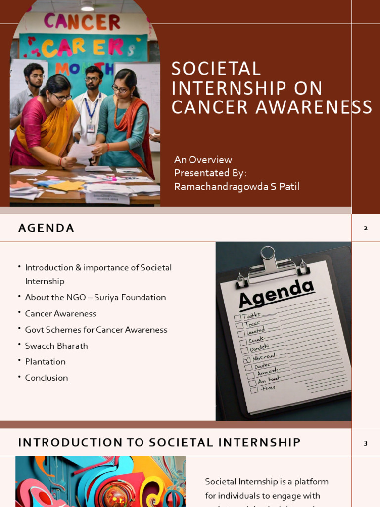 Societal Internship | PDF | Screening (Medicine) | Cancer