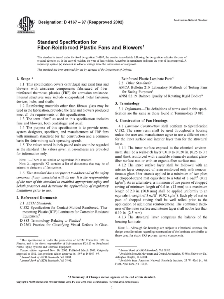 Astm-D 4167 - 97 | PDF
