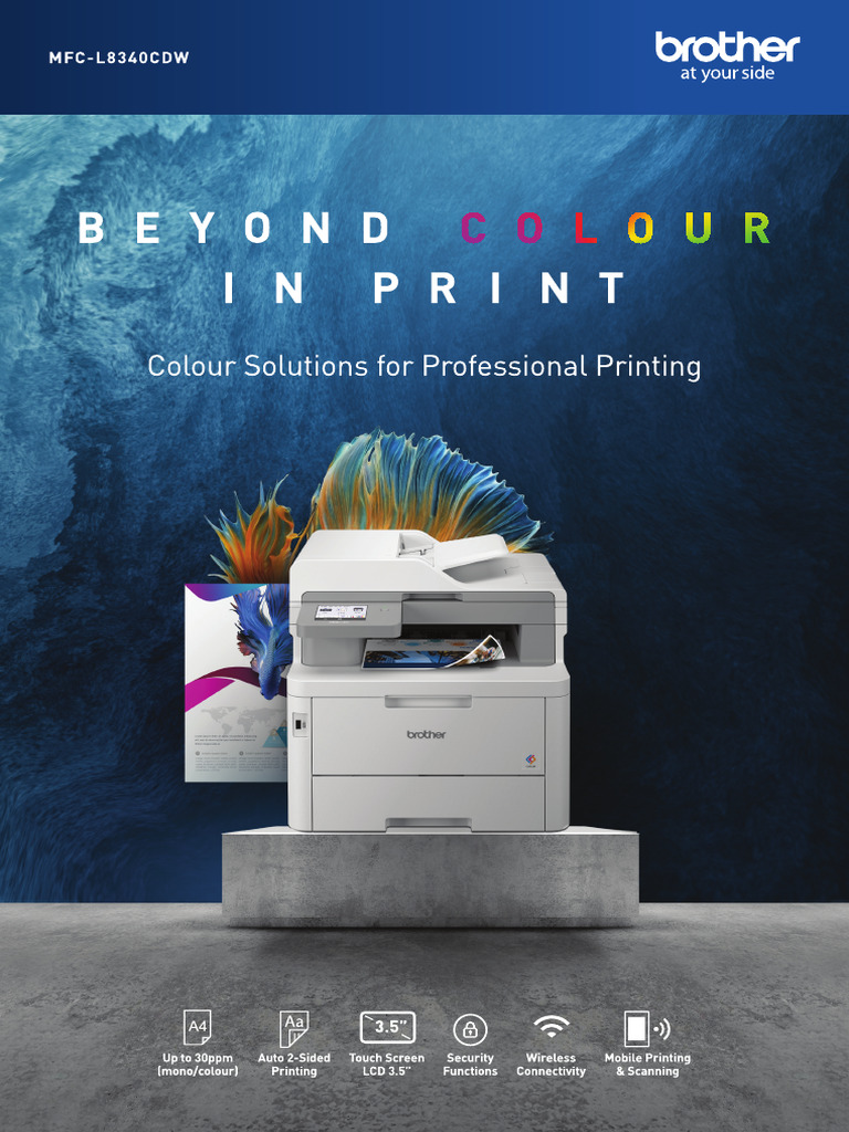 Brother Brochure MFC-L8340CDW | PDF | Fax | Office Equipment