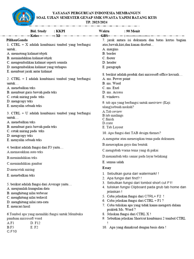 Kkpi 2024 | PDF | Komputer