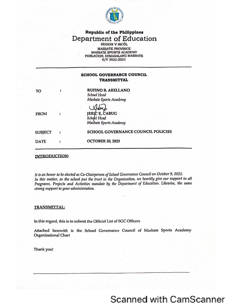 Transmittal | PDF