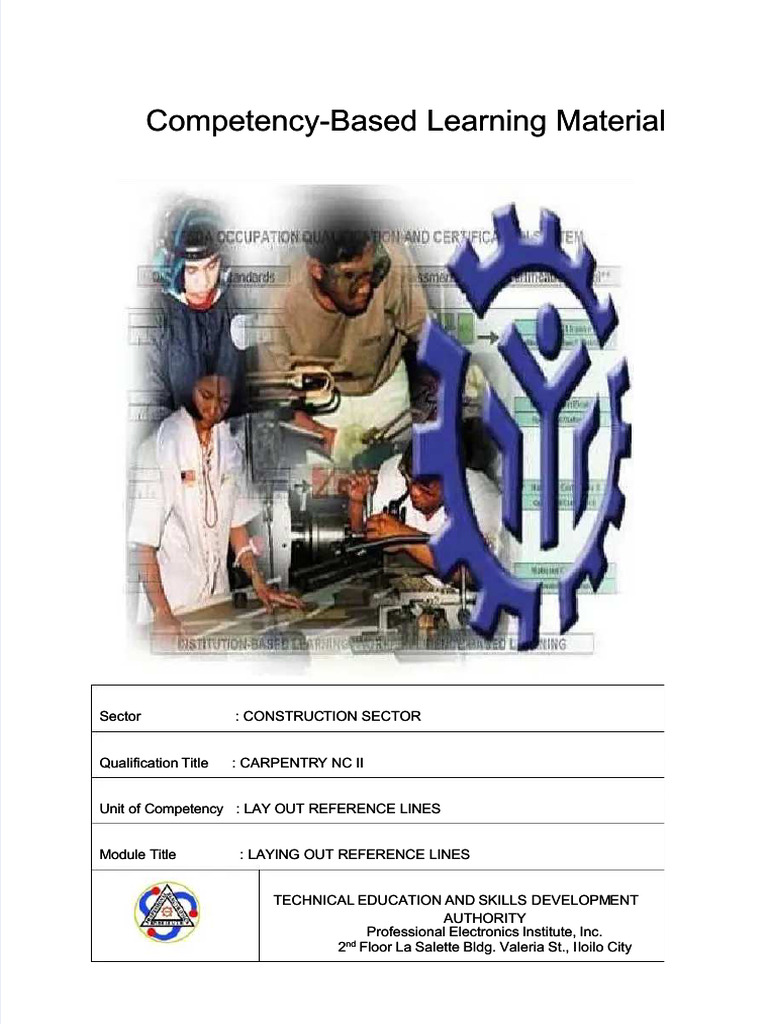 CBLM 1 Carpentry NC II Core 1 074122 | PDF