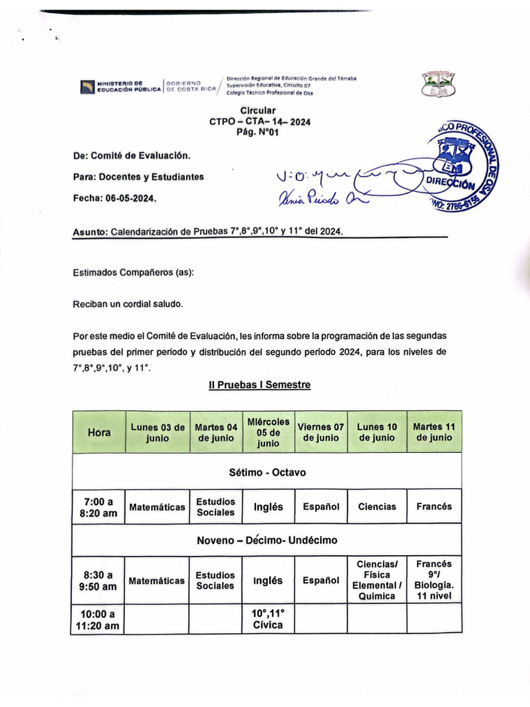 Circular Ctpo Cta 014 2024 | PDF