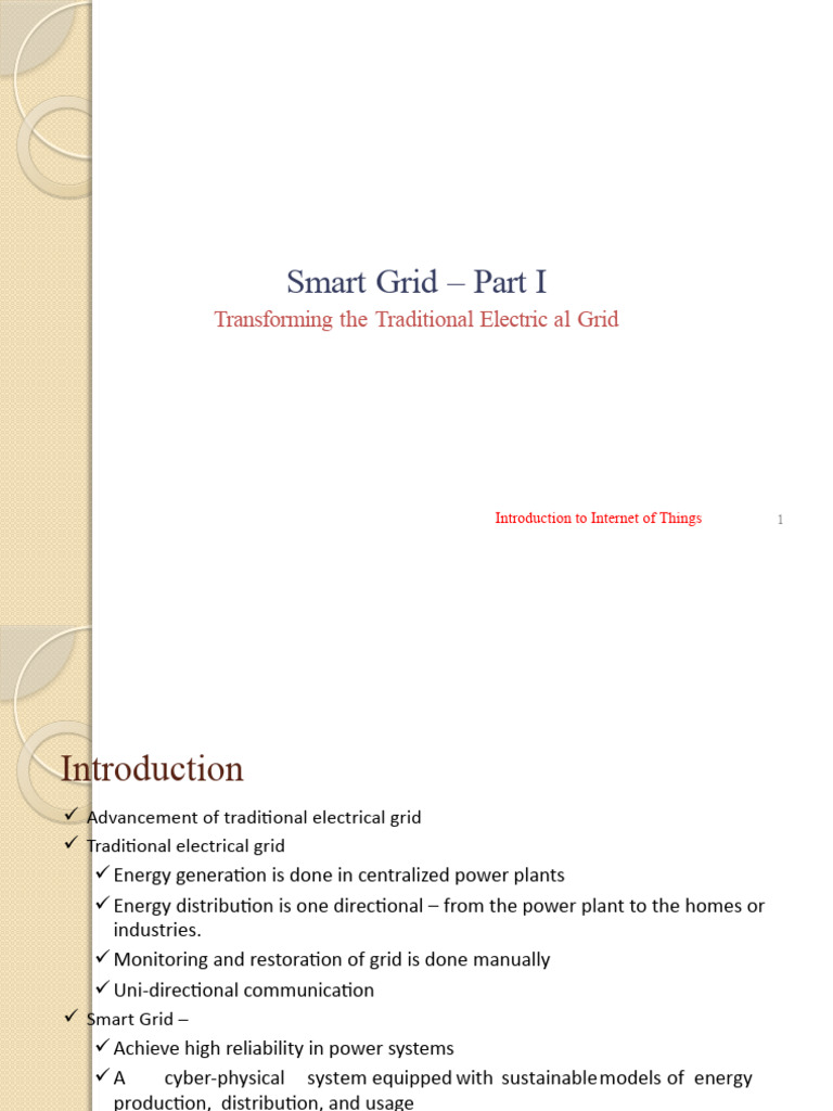 Smart Grid | PDF | Smart Grid | Internet Of Things