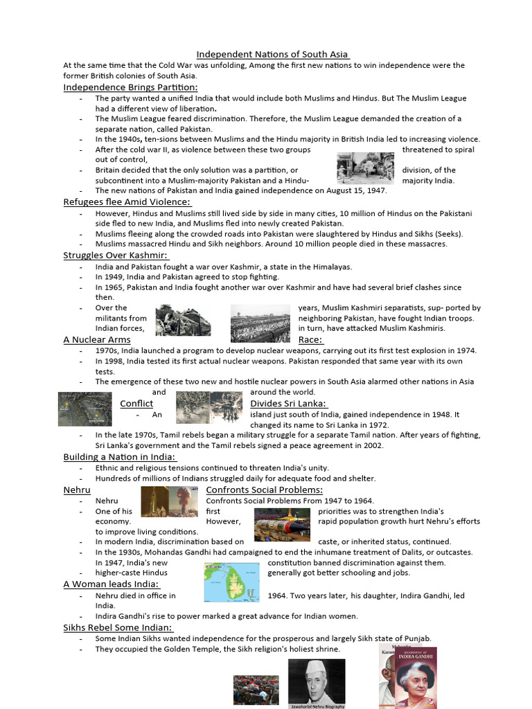 Section 4 | PDF | Partition Of India | Pakistan