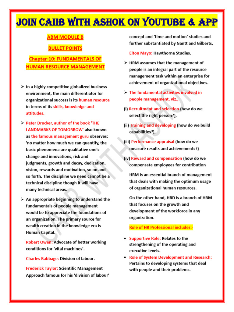 Abm Module Bullet Point B | PDF | Performance Appraisal | Motivation
