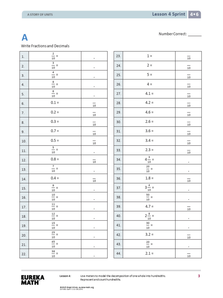 Fraction To Decimal (Thursday) | PDF | Lexicology | Division (Mathematics)