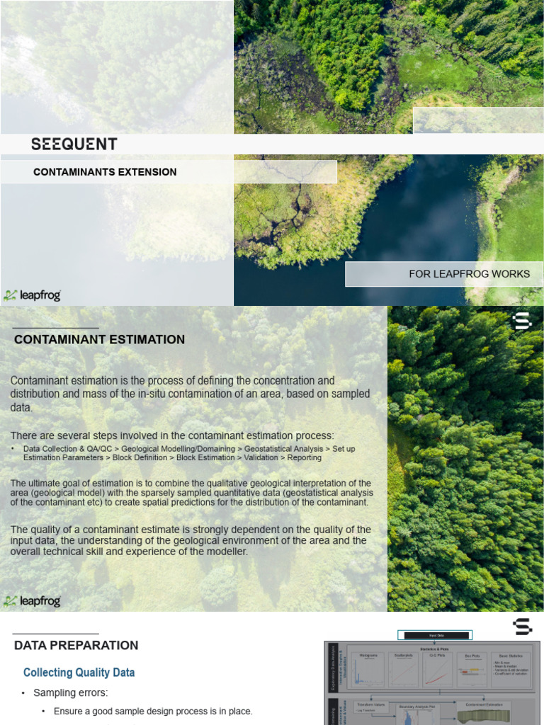 Contaminant Estimation Process Guide | PDF | Estimator | Bias Of An ...