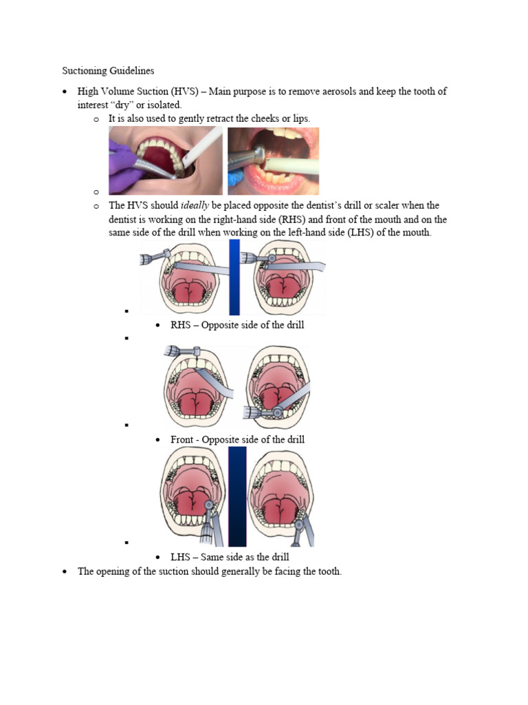 Suctioning Guidelines | PDF