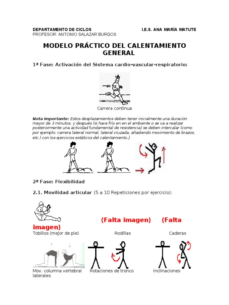 Calentamiento Practico | PDF