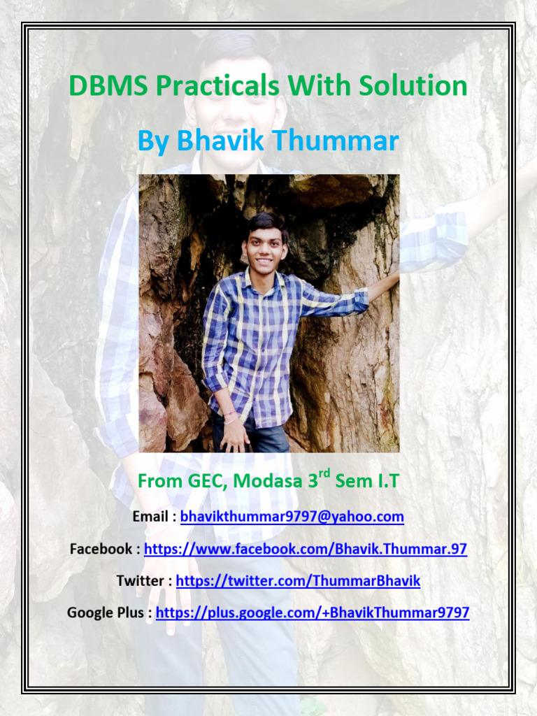 Dbms Practical 3 | PDF | Databases | Data Management Software Dbms Practical 3 | PDF | Databases | Data Management Software