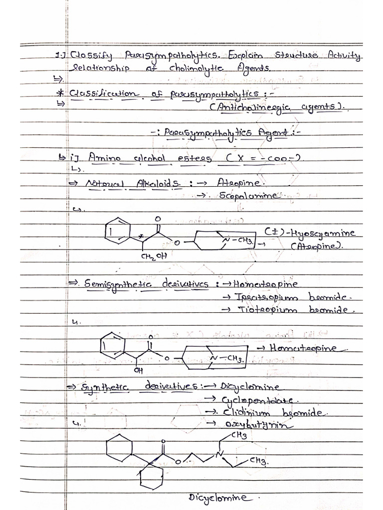 Med Chem Mid 2 Assignment | PDF
