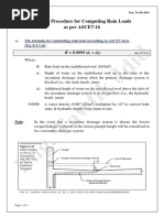 ASCE 7-10 - Rain Load Calculation | PDF | Rain | Hydrology