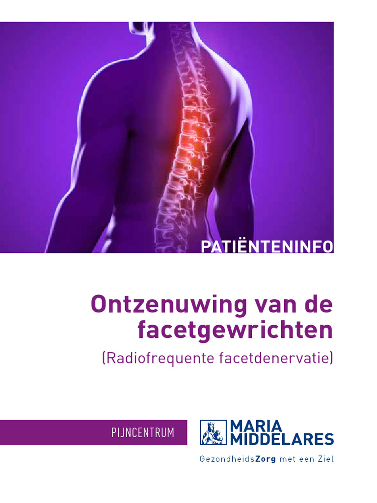 Ontzenuwing Van de Facetgewrichten | PDF