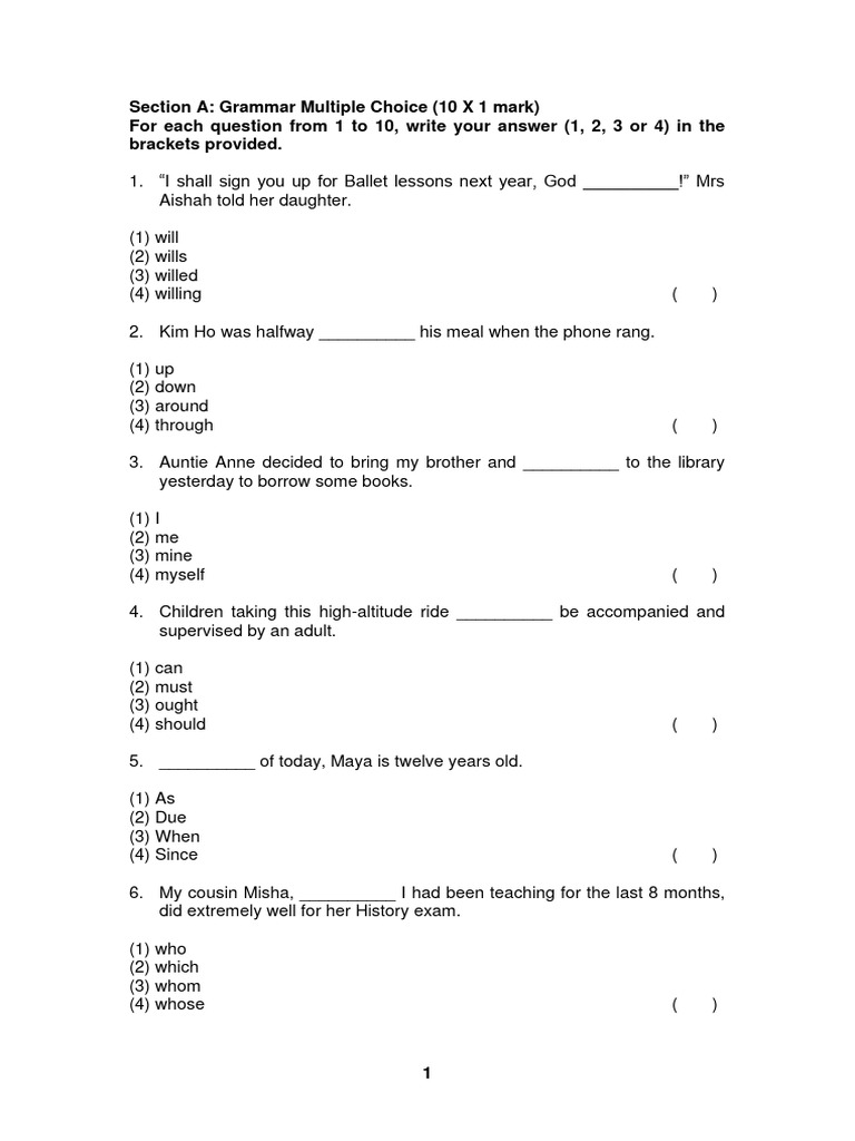 PSLE 2020 English Paper 2 Answers | PDF | Snoring | Sleep Apnea