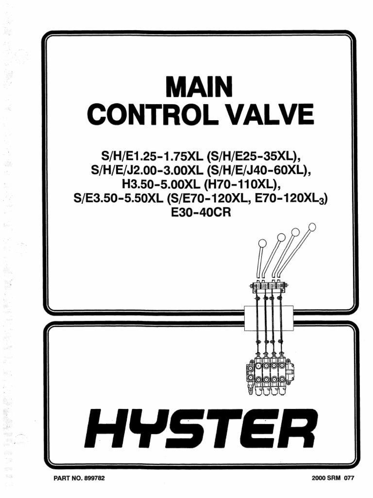 MAIN CONTROL VALVE | PDF