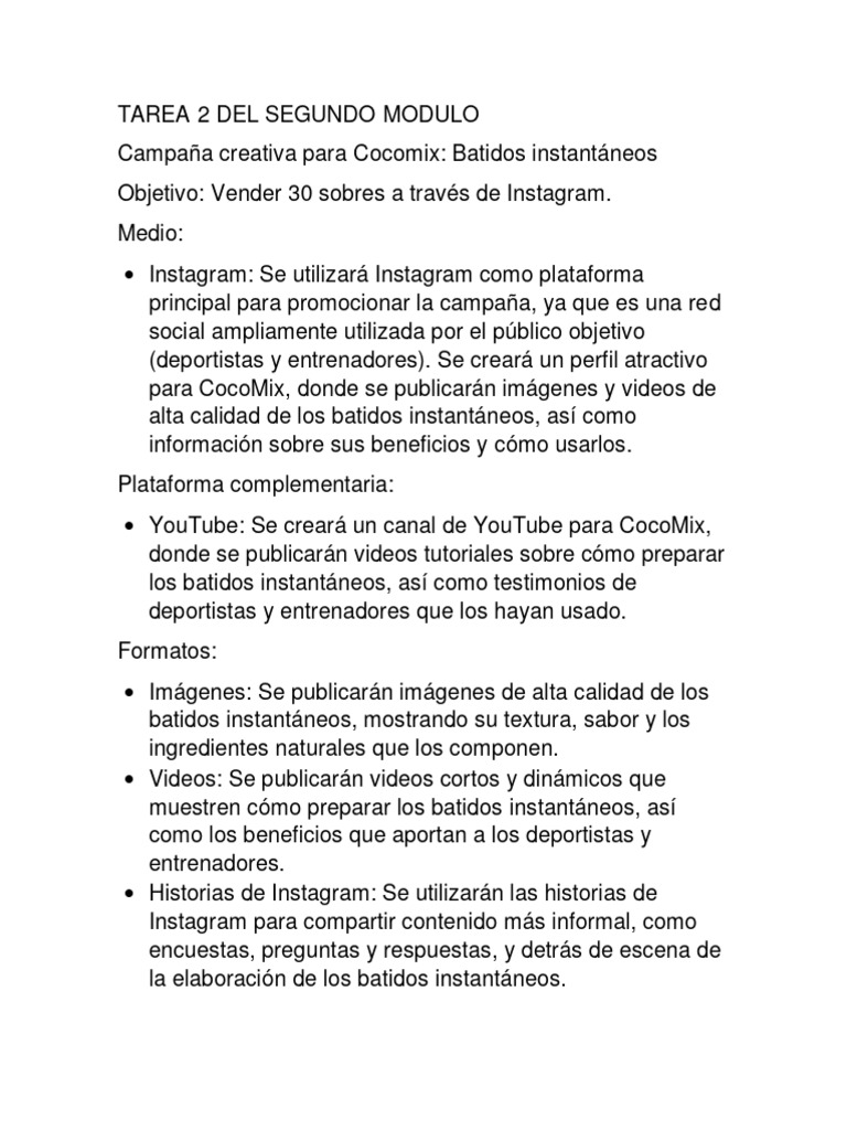 Tarea 2 Del Segundo Modulo Hendrick Ocanto | PDF | Youtube | Multimedia