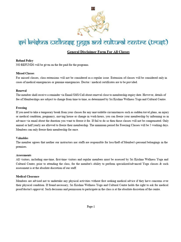 Discliamer - Front & Back - Final | PDF | Justice | Crime & Violence