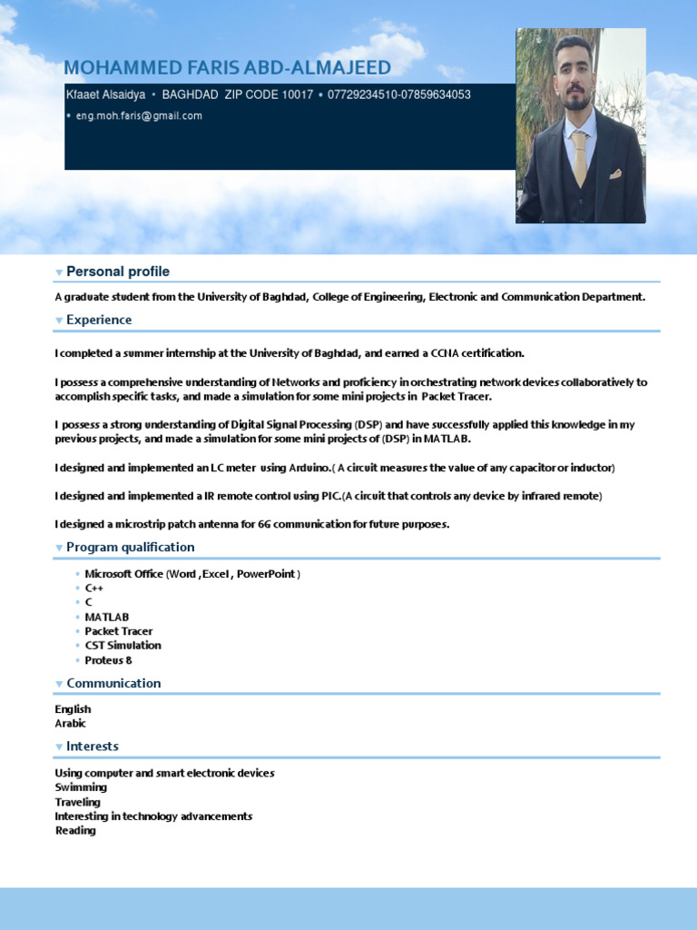 Mohammed Faris | PDF | Art | Computers