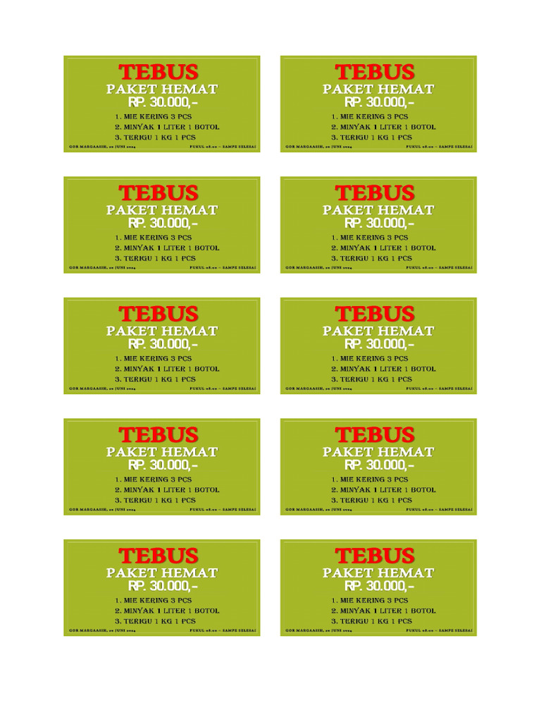 Paket Hemat | PDF