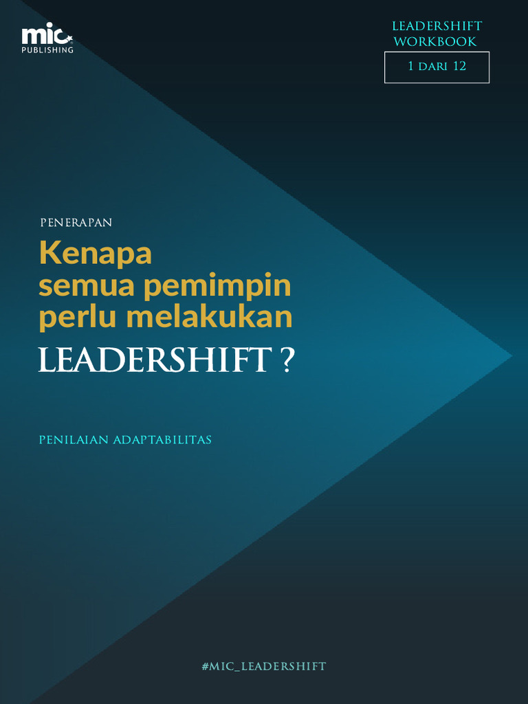 Workbook LeaderSHIFT Part 1 | PDF | Bisnis