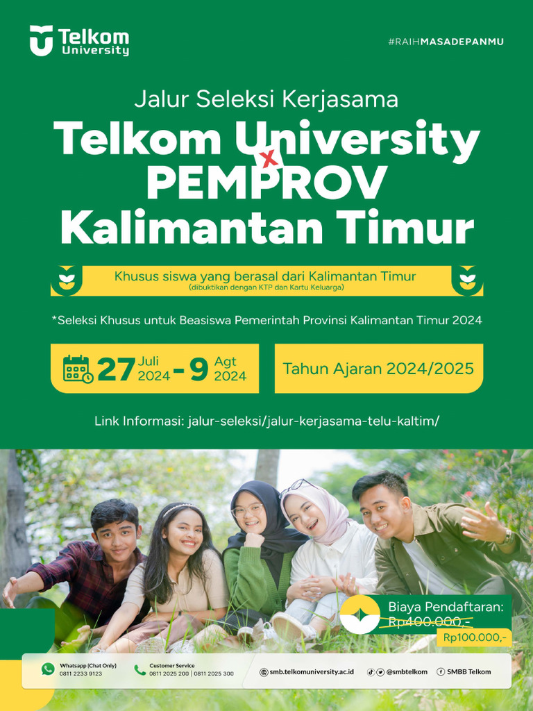 Brosur Digital - Jalur Seleksi - Tel-U X Kalimantan Timur - 240726 - 1 ...