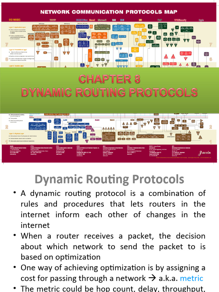 ITT420 - Chapter 8 Dynamic Routing Protocols | PDF | Routing | Data Transmission