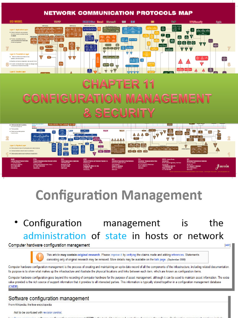 ITT420 - Chapter 11 Configuration Management & Security | PDF | Virtual Private Network ...