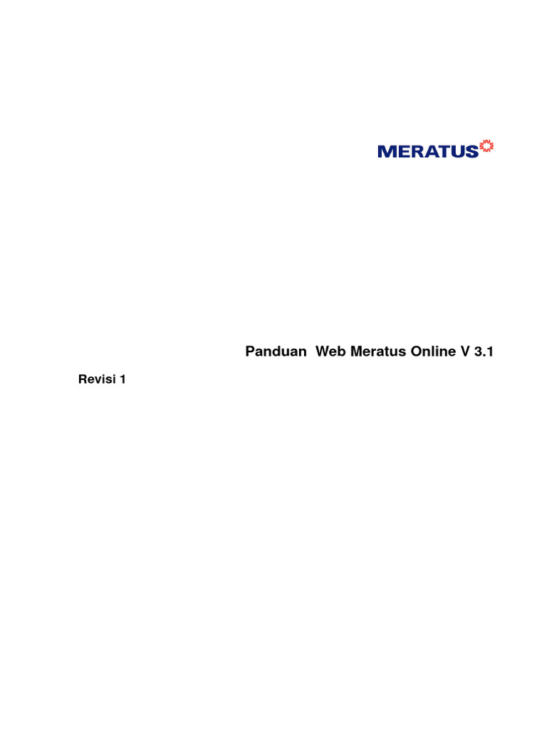User Guide Meratus Online - Complete - 07052020 | PDF