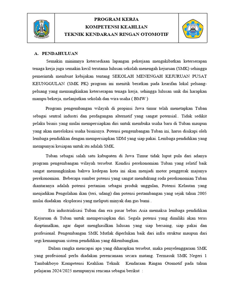 Proker TKRO 2024-2025 | PDF
