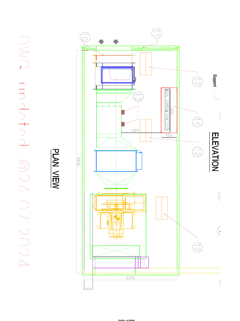Container GA Drawing | PDF