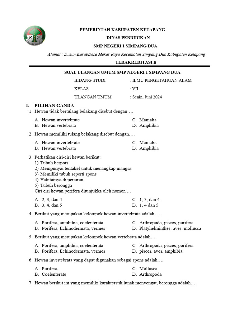 Ipa Kelas 7 | PDF
