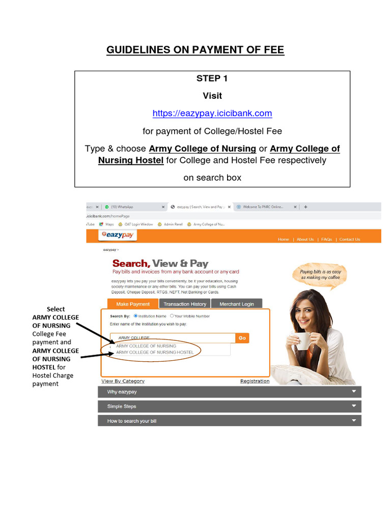 Guidelines On Fee Payment | PDF | Fee | Payments