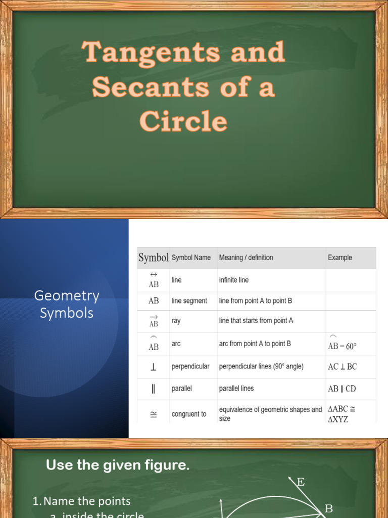 Lesson6 Tangents Q2 | PDF | Circle | Trigonometric Functions
