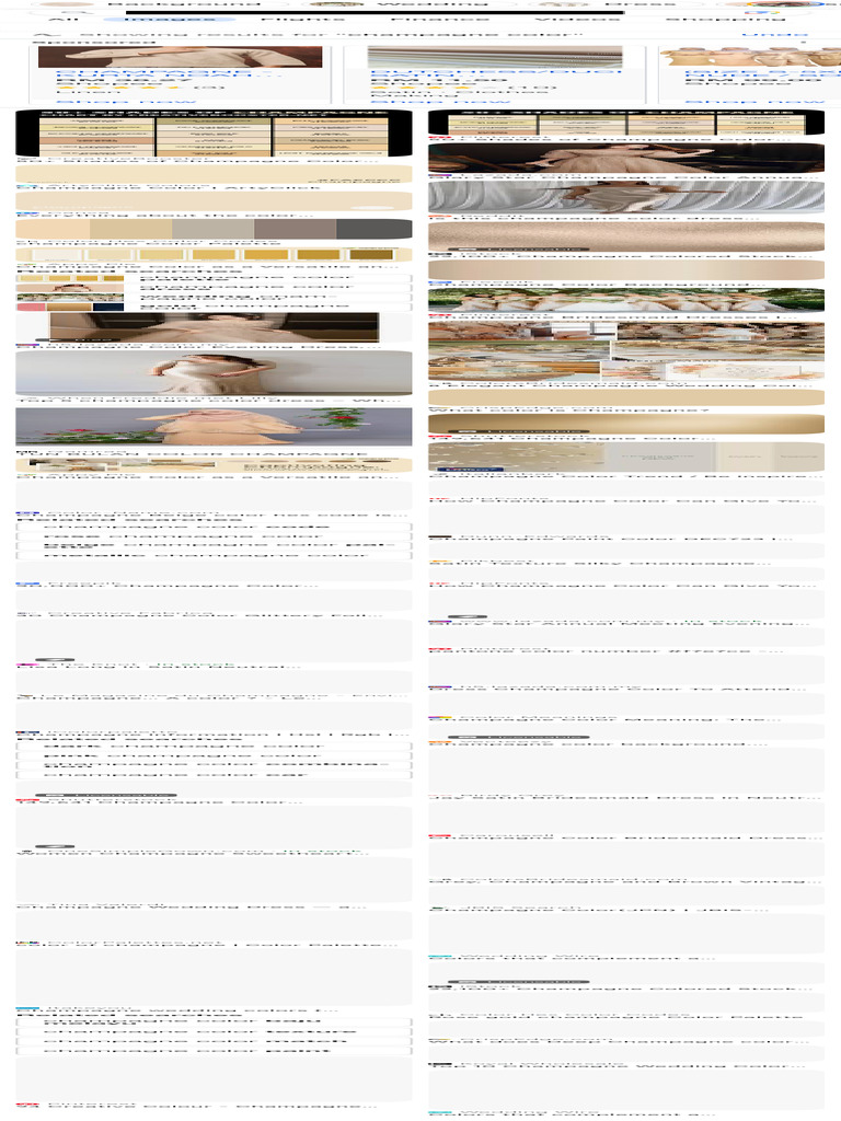 champange color | PDF | Color | Vision