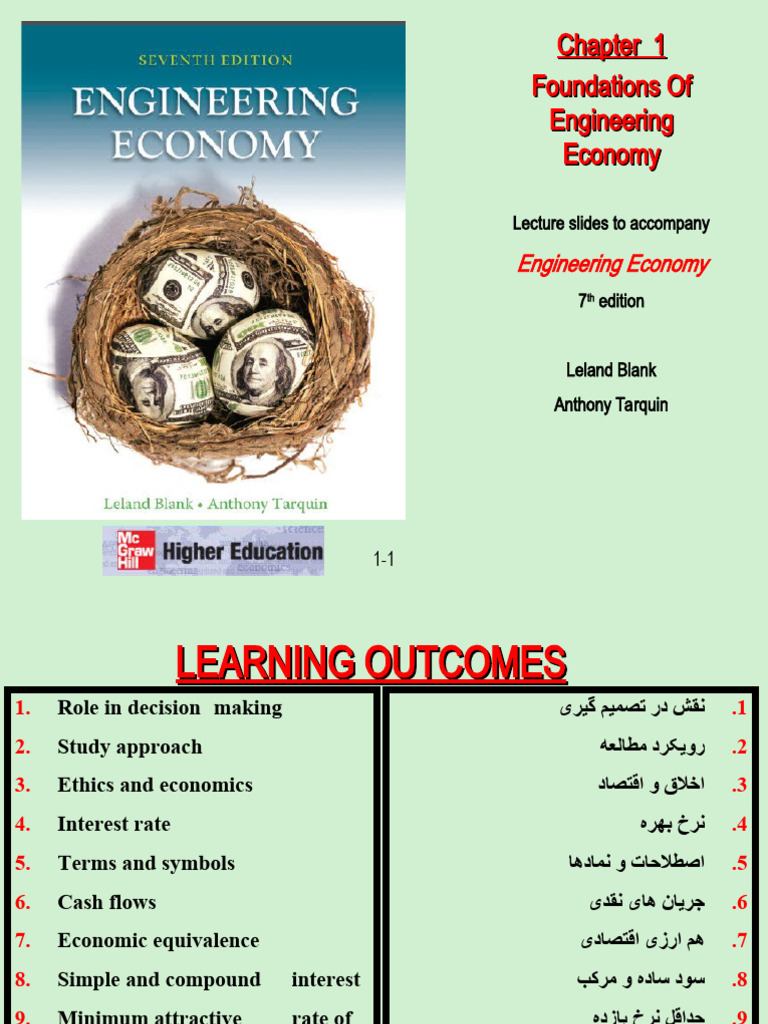 Chapter 1 - Foundations of Engineering Economy | PDF