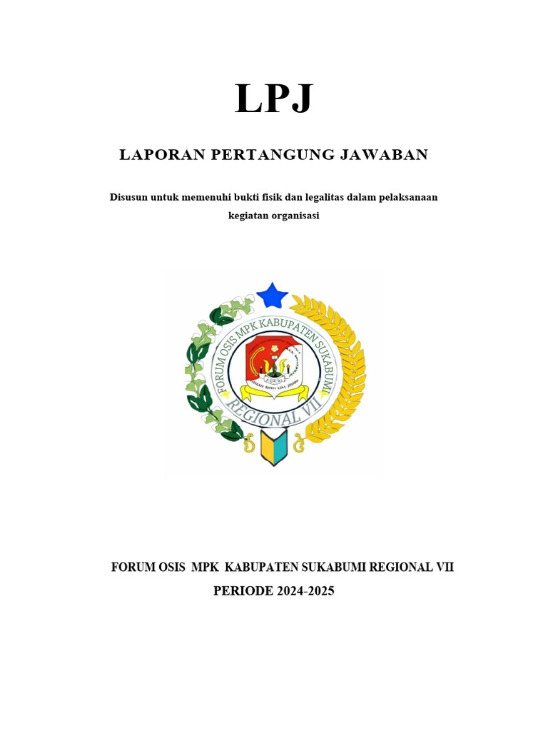 Laporan Pertanggungjawaban FOKSI 2024-2025 | PDF