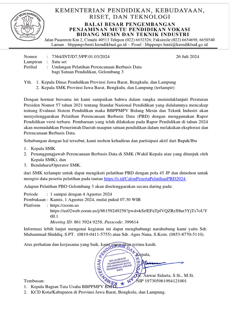 Undg Pelatihan PBD Satpen Gel 3 | PDF