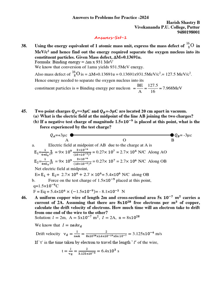 Binding Energy of Nitrogen Nucleus | PDF | Atomic Nucleus | Electronvolt
