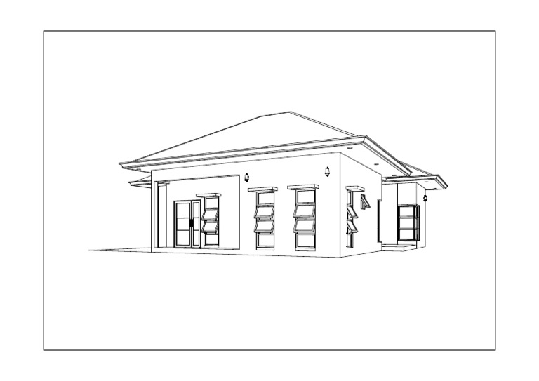 Exterior Perspective Cad Form-Scale 2 | PDF