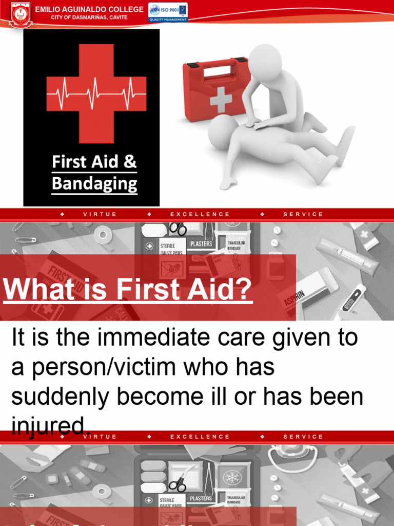 Essential First Aid Techniques Explained | PDF | Wound | Clinical Medicine