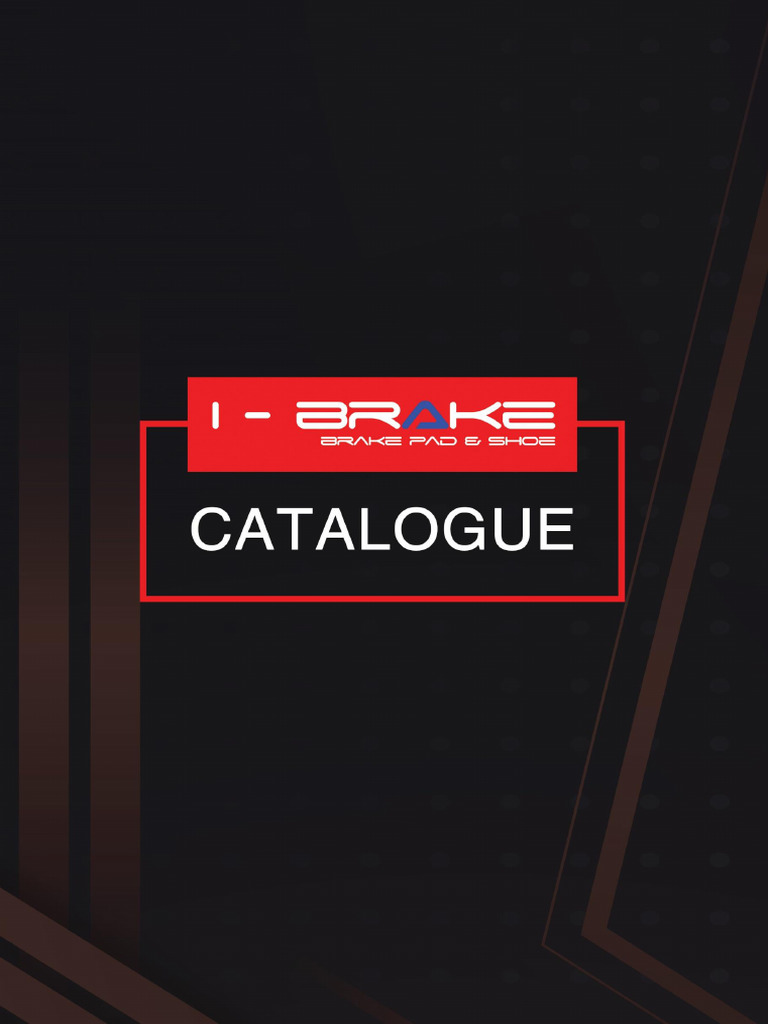 I-Brake Catalogue | PDF | Vehicles | Toyota