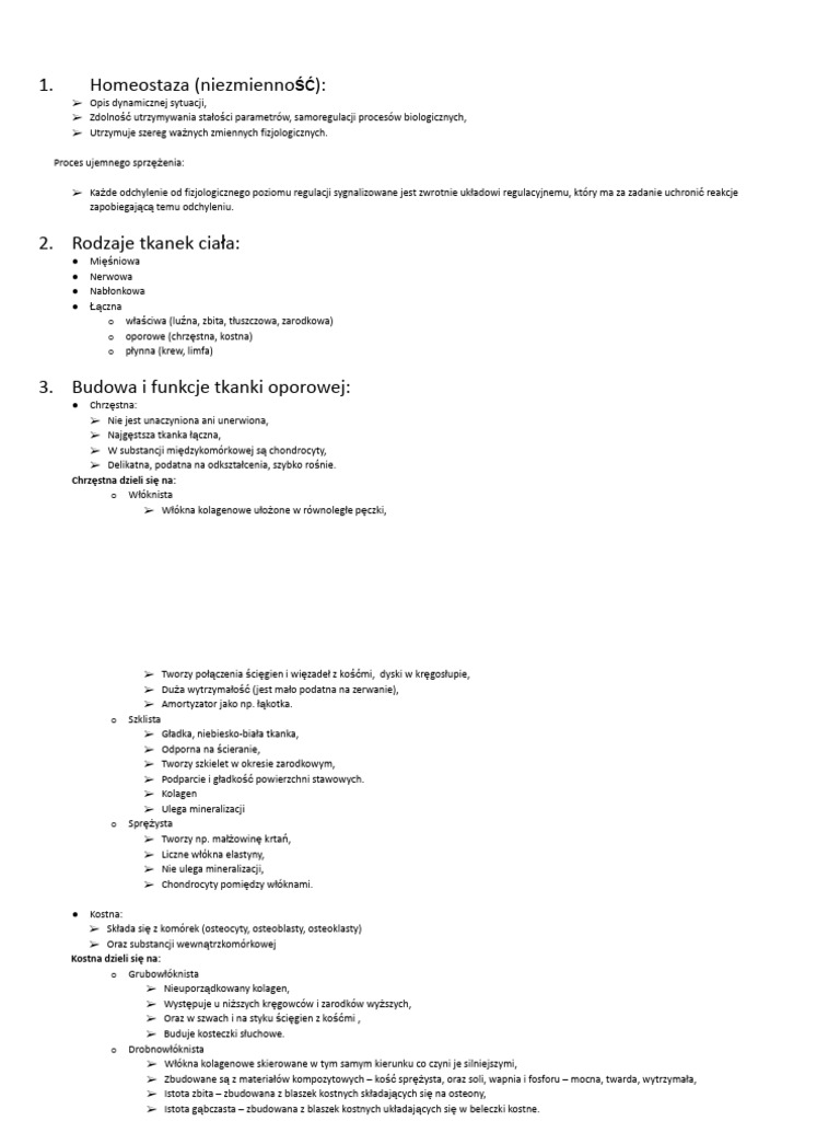 Super Ekstra Notatki Z Anatomii Mniejniż3 | PDF