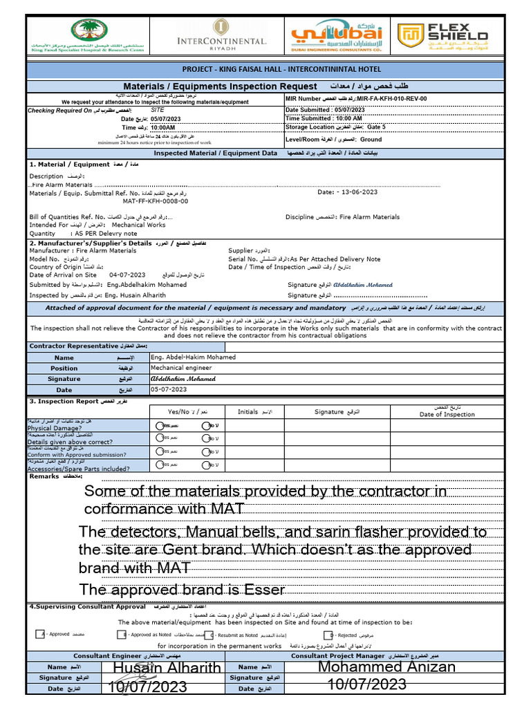 Mir Kfi 0010 Rev 00 Re | PDF