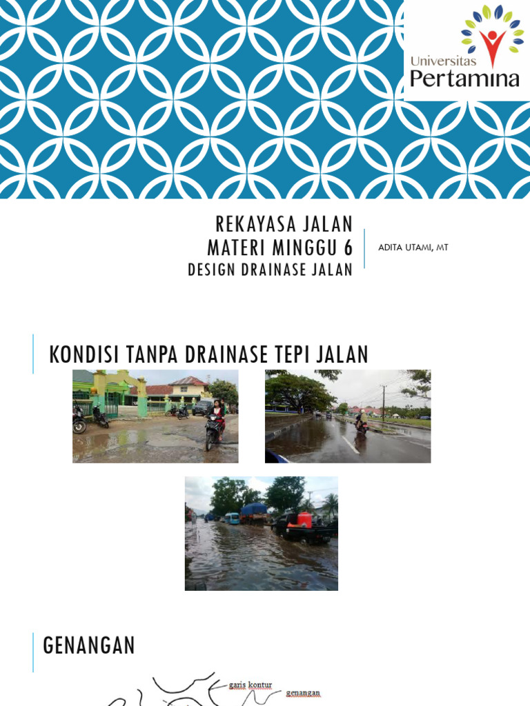 Desain Drainase Jalan Raya | PDF