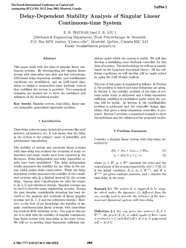 Boukas 2003 | PDF