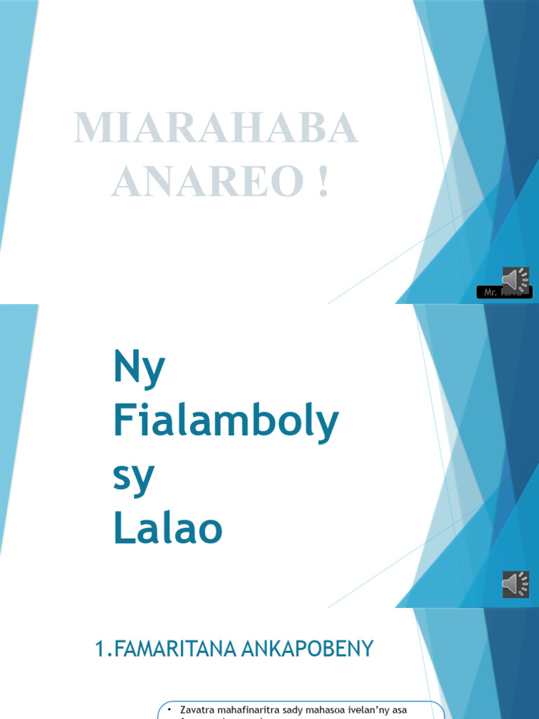 Ny Fialamboly Sy Lalao (Enregistrement Automatique) | PDF